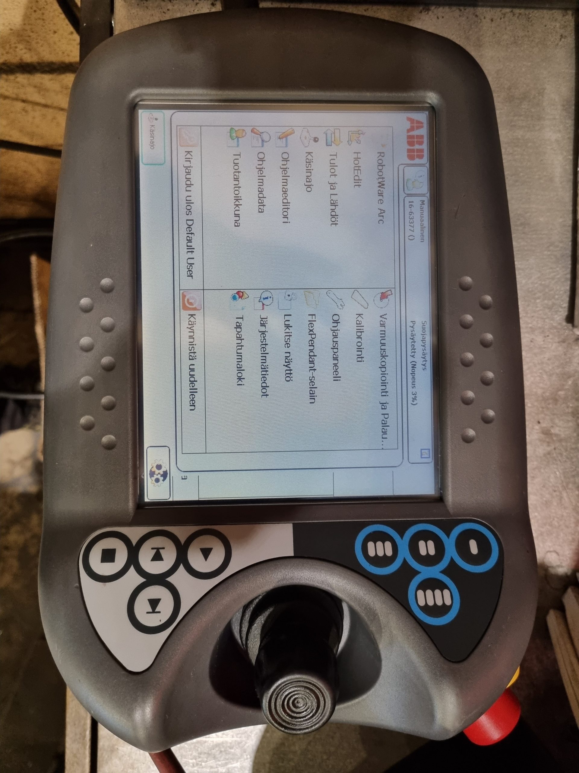 ABB KEBA Teach pendant – Racparts – Webstore